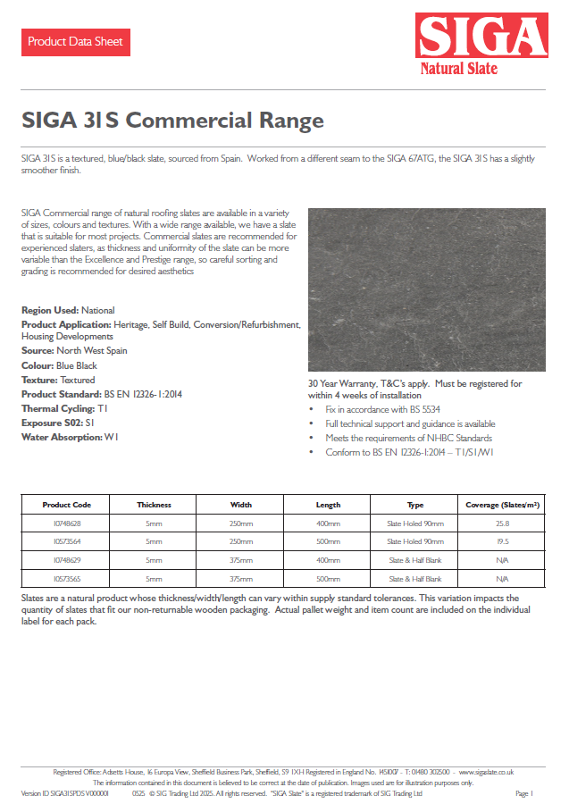 SIGA Natural Slate Technical Downloads : SIGA