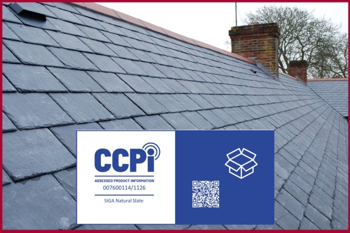 SIGA NATURAL SLATE PASSES CCPI ASSESSMENT : SIGA