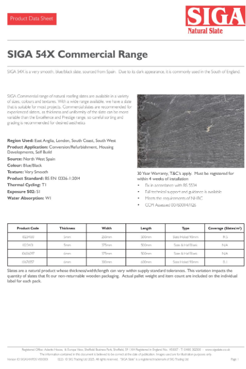 SIGA Natural Slate Technical Downloads : SIGA