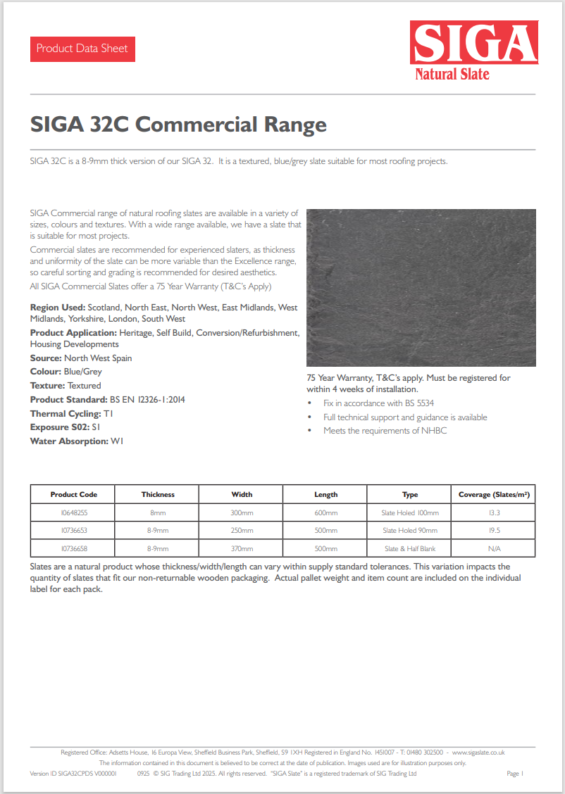 SIGA Natural Slate Technical Downloads : SIGA