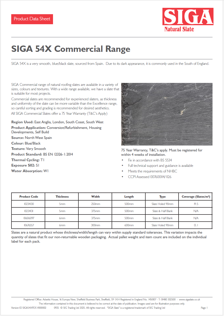 SIGA Natural Slate Technical Downloads : SIGA