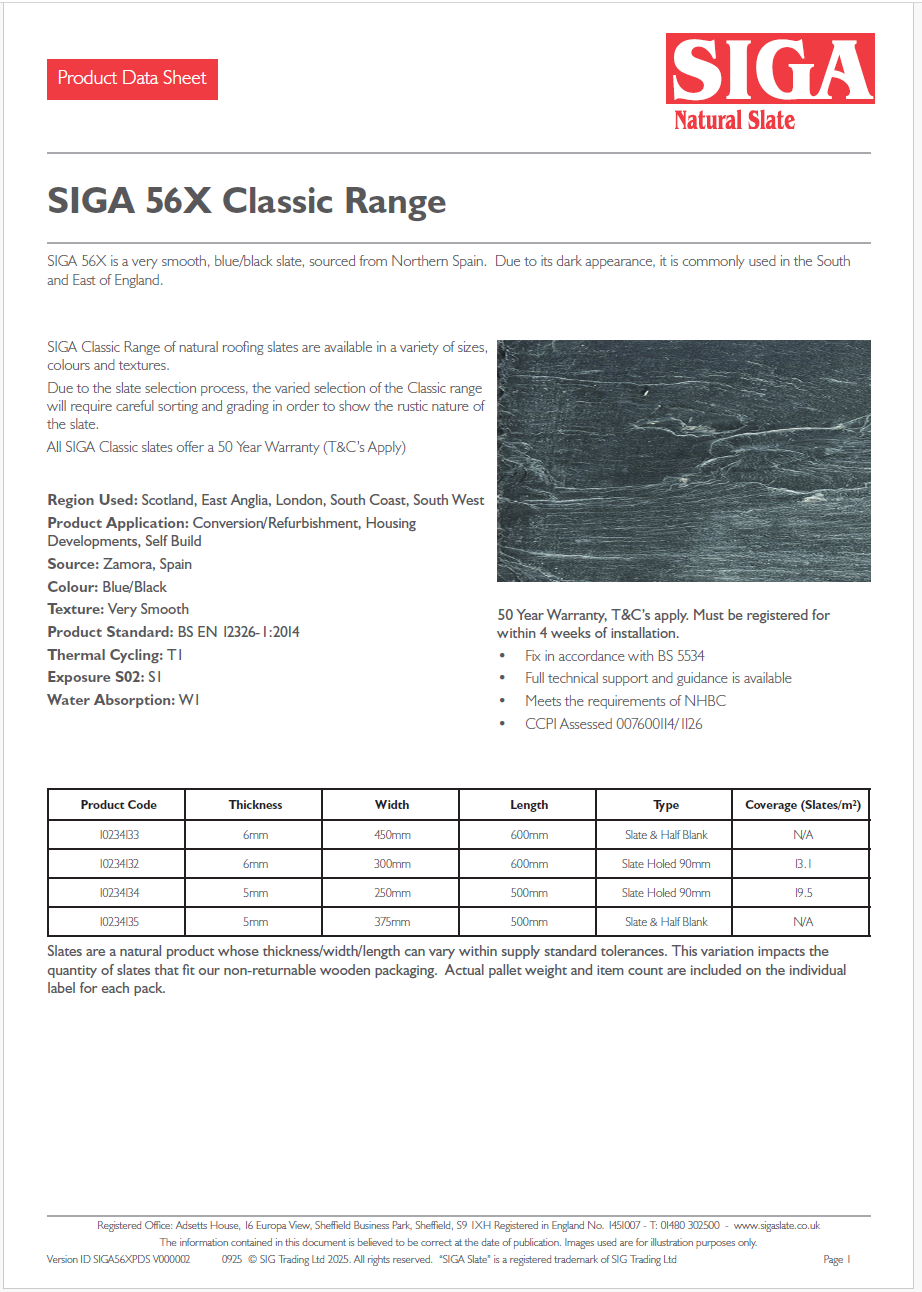 SIGA Natural Slate Technical Downloads : SIGA