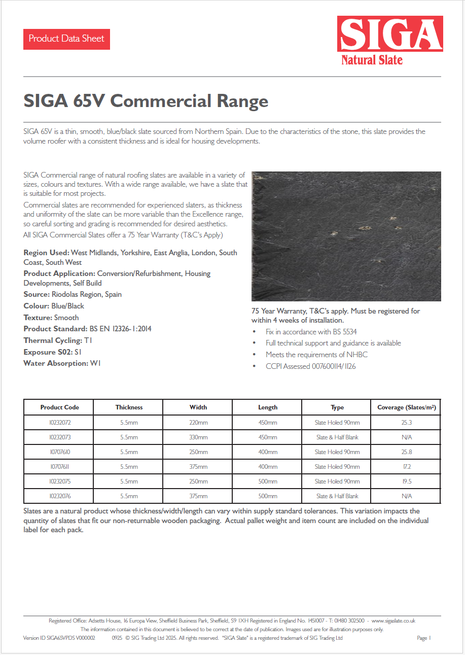 SIGA Natural Slate Technical Downloads : SIGA