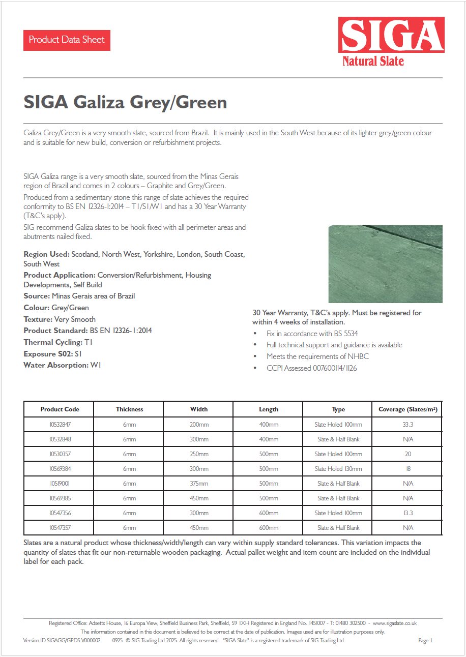 SIGA Natural Slate Technical Downloads : SIGA